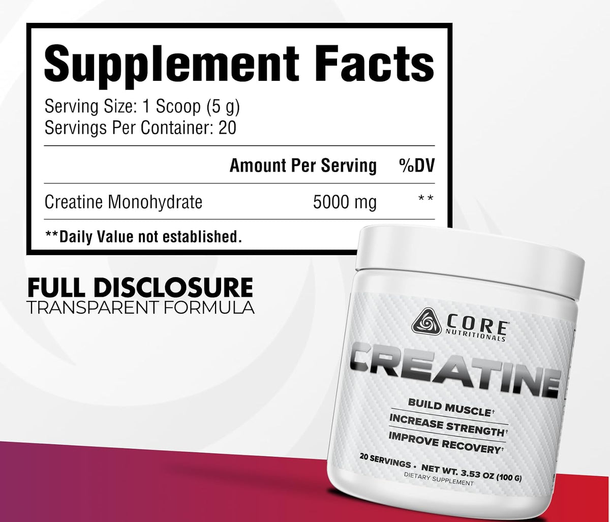 unflavored creatine for muscle growth