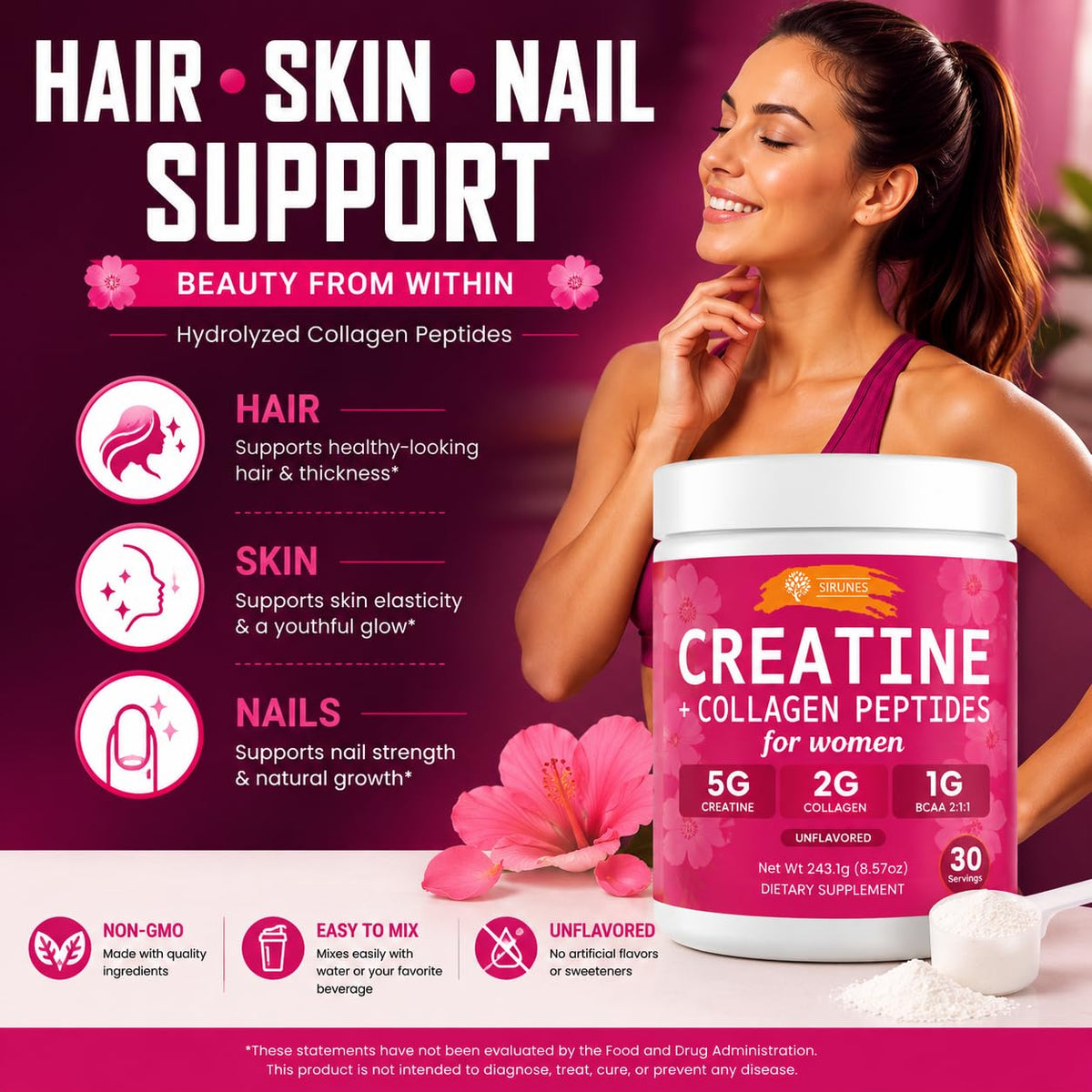 unflavored creatine for smoothies