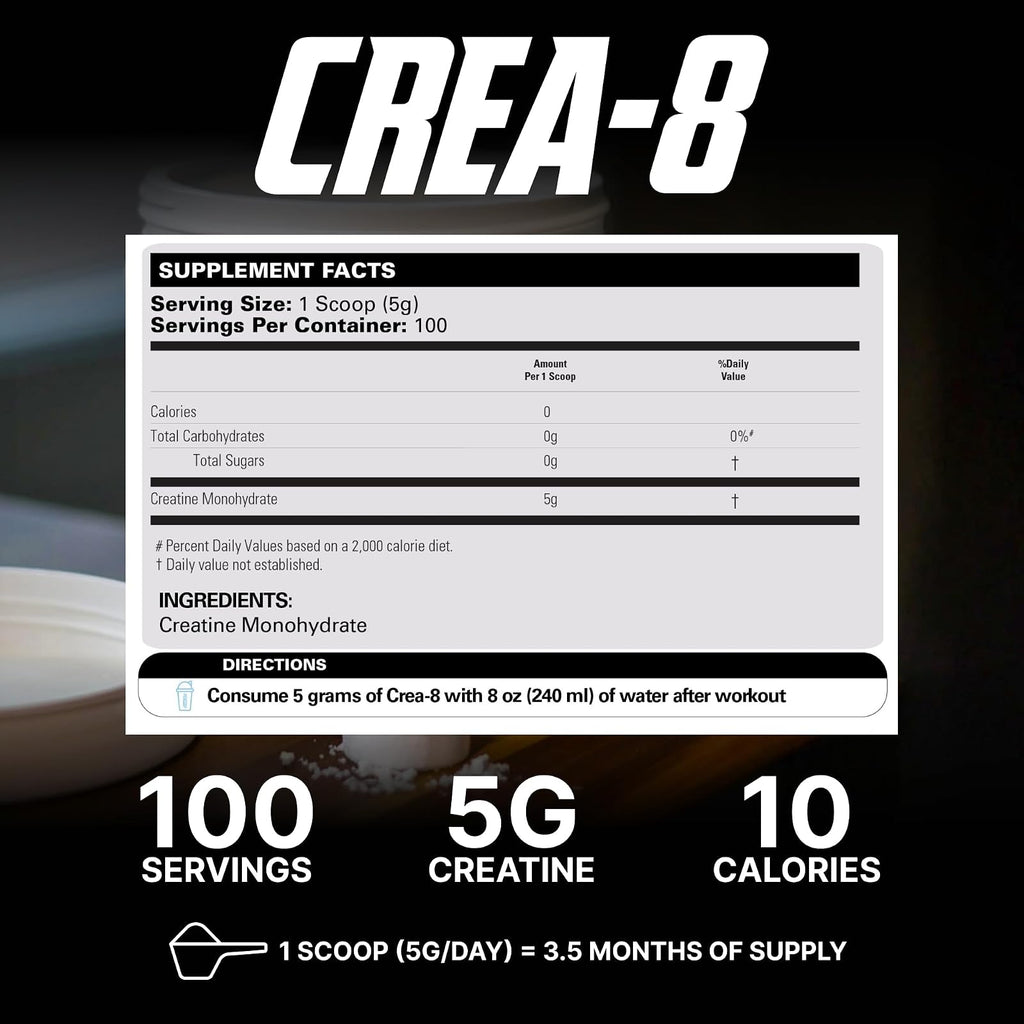 unflavored creatine for versatile mixing