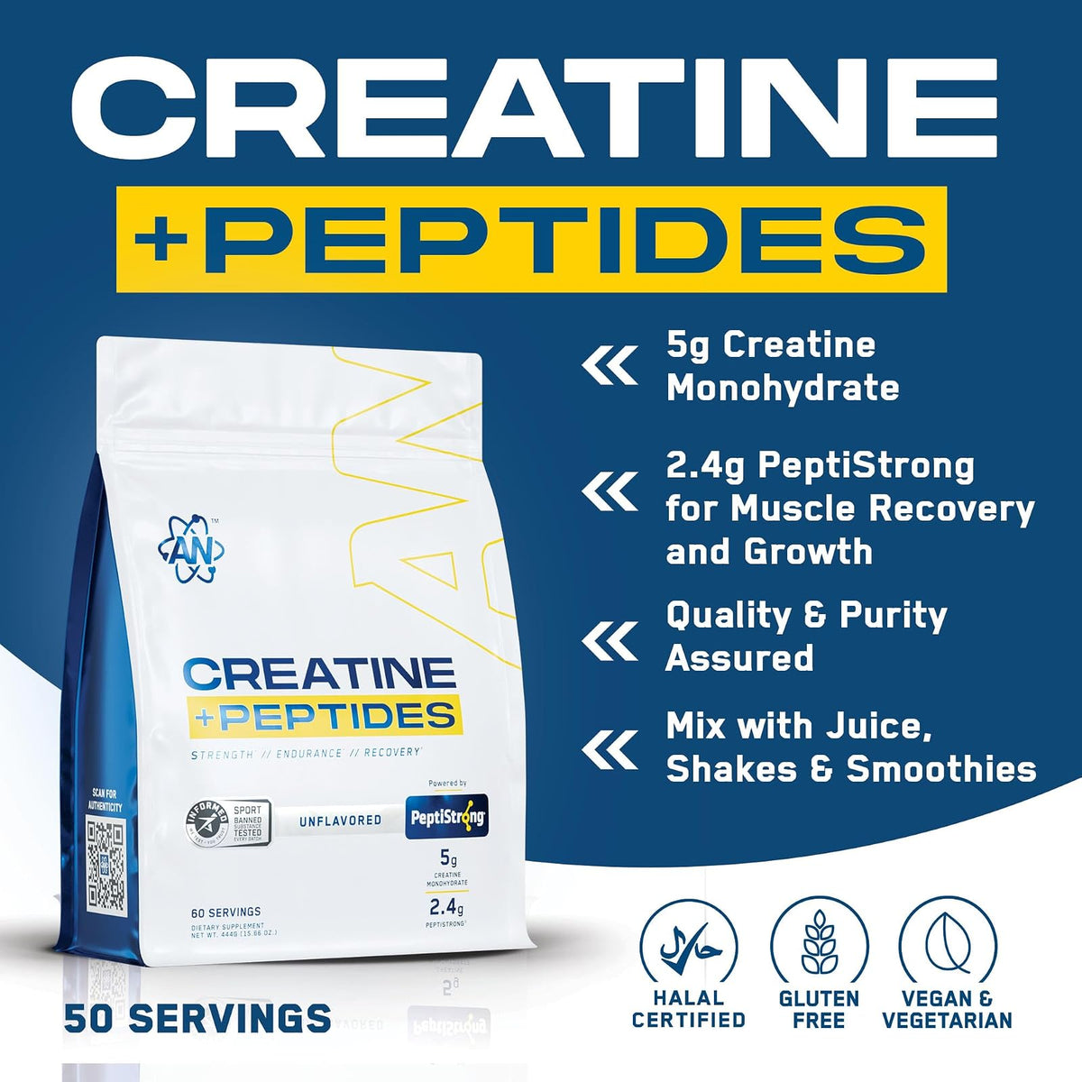 unflavored creatine for versatile use