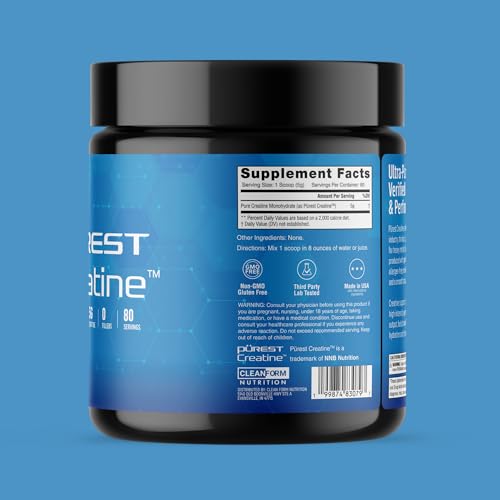 Unflavored creatine for versatile use