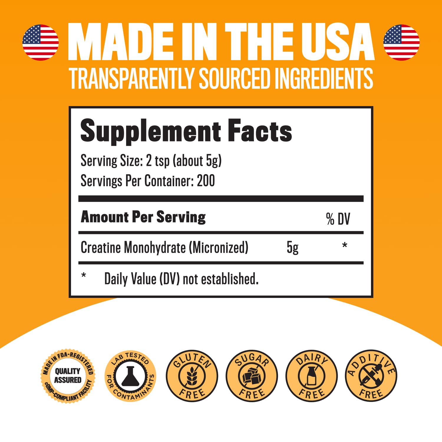unflavored creatine for versatile use