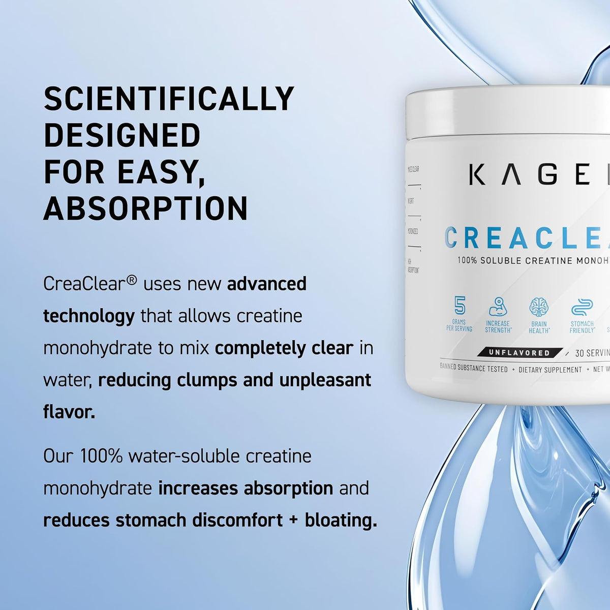 unflavored creatine for versatile use