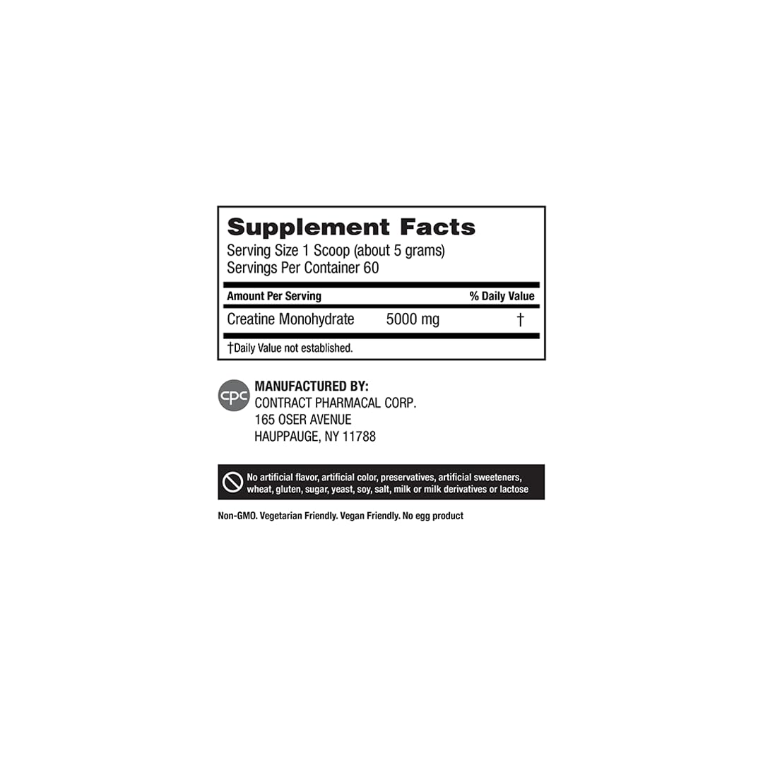 Unflavored creatine for versatile use