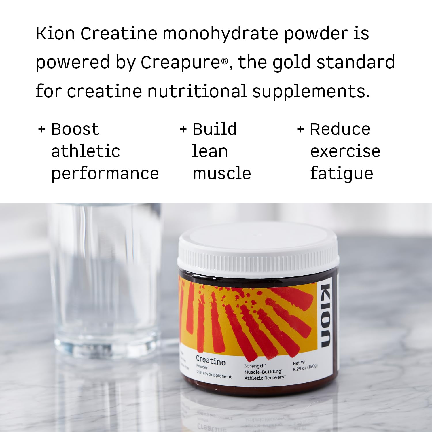 Unflavored creatine for versatile use
