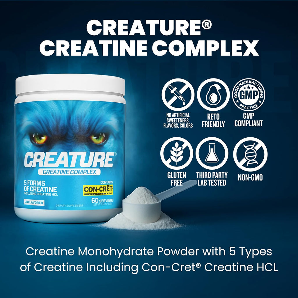 unflavored creatine for versatile use