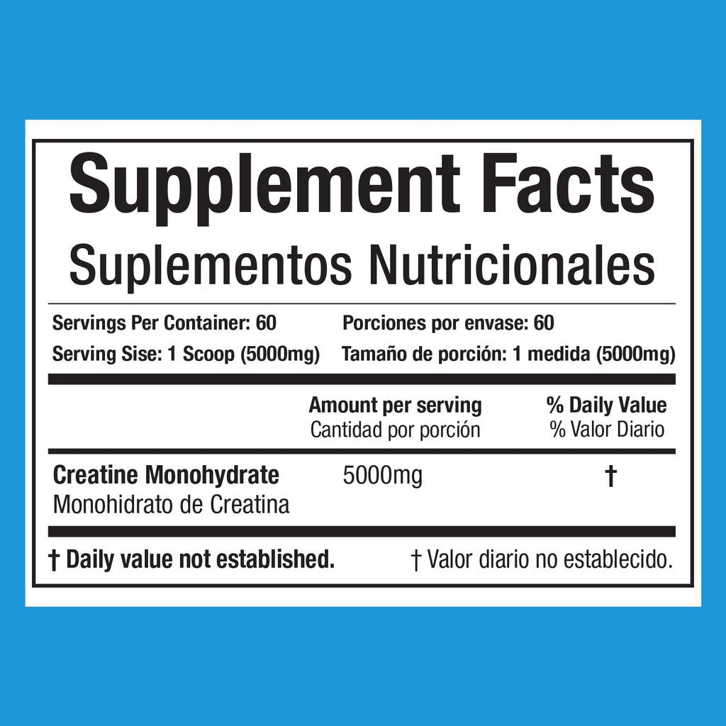 Unflavored creatine for versatile use