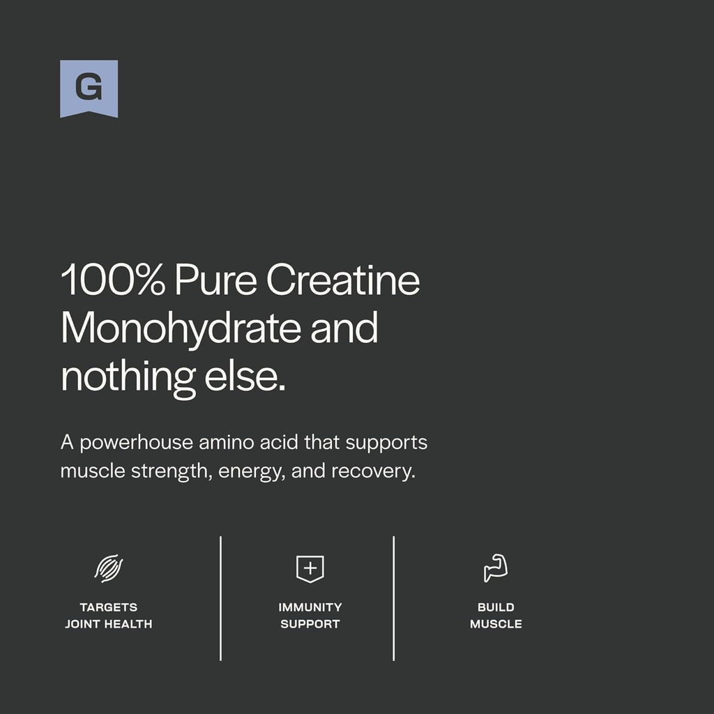 Unflavored creatine for versatile use