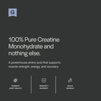 Unflavored creatine for versatile use