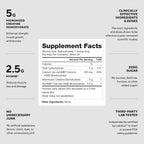 Unflavored creatine HMB for versatile use