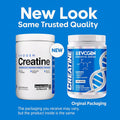 unflavored creatine monohydrate powder