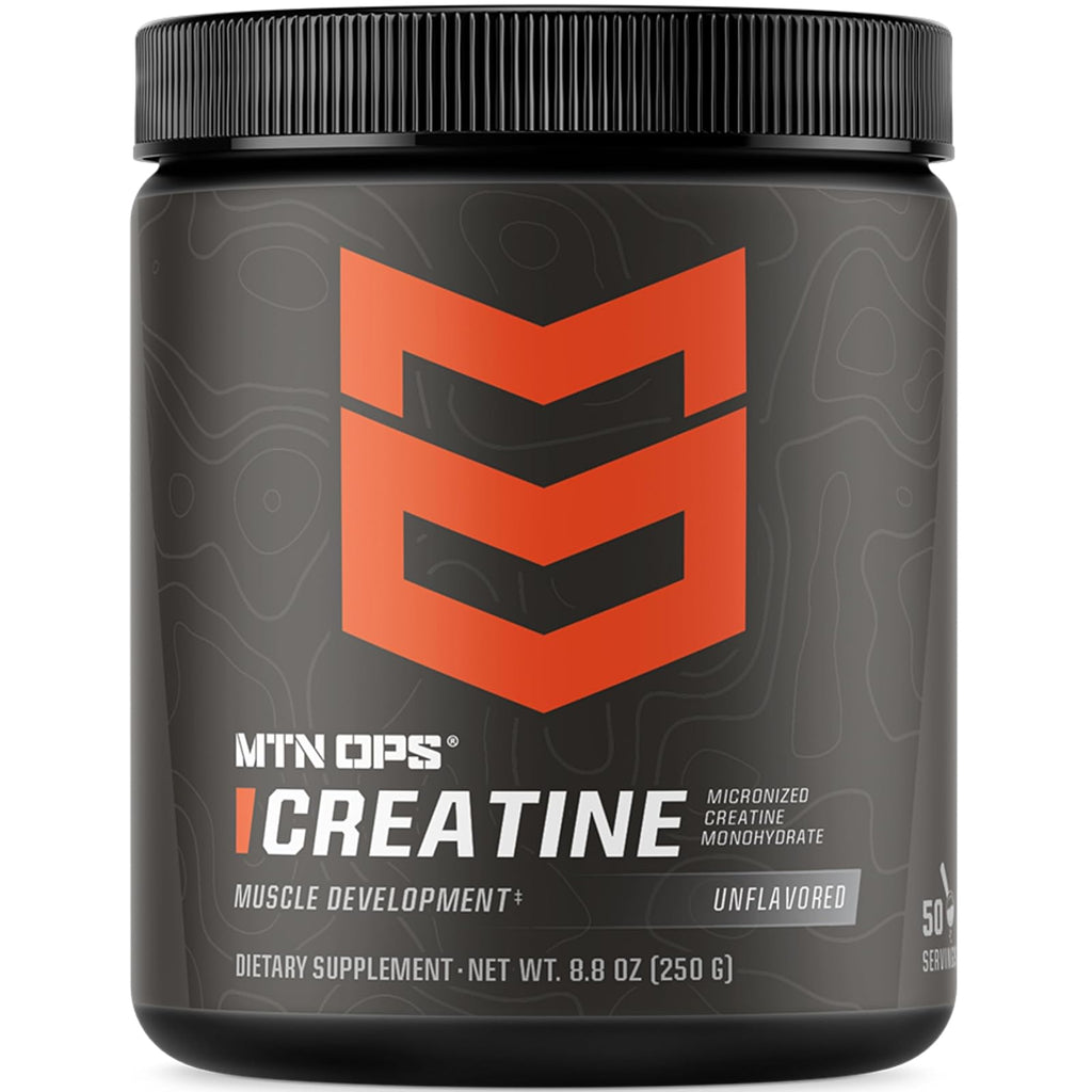 unflavored creatine monohydrate powder
