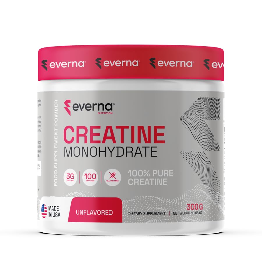 unflavored creatine monohydrate powder