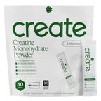unflavored creatine monohydrate powder