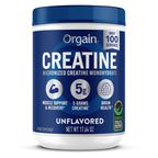 unflavored creatine monohydrate powder