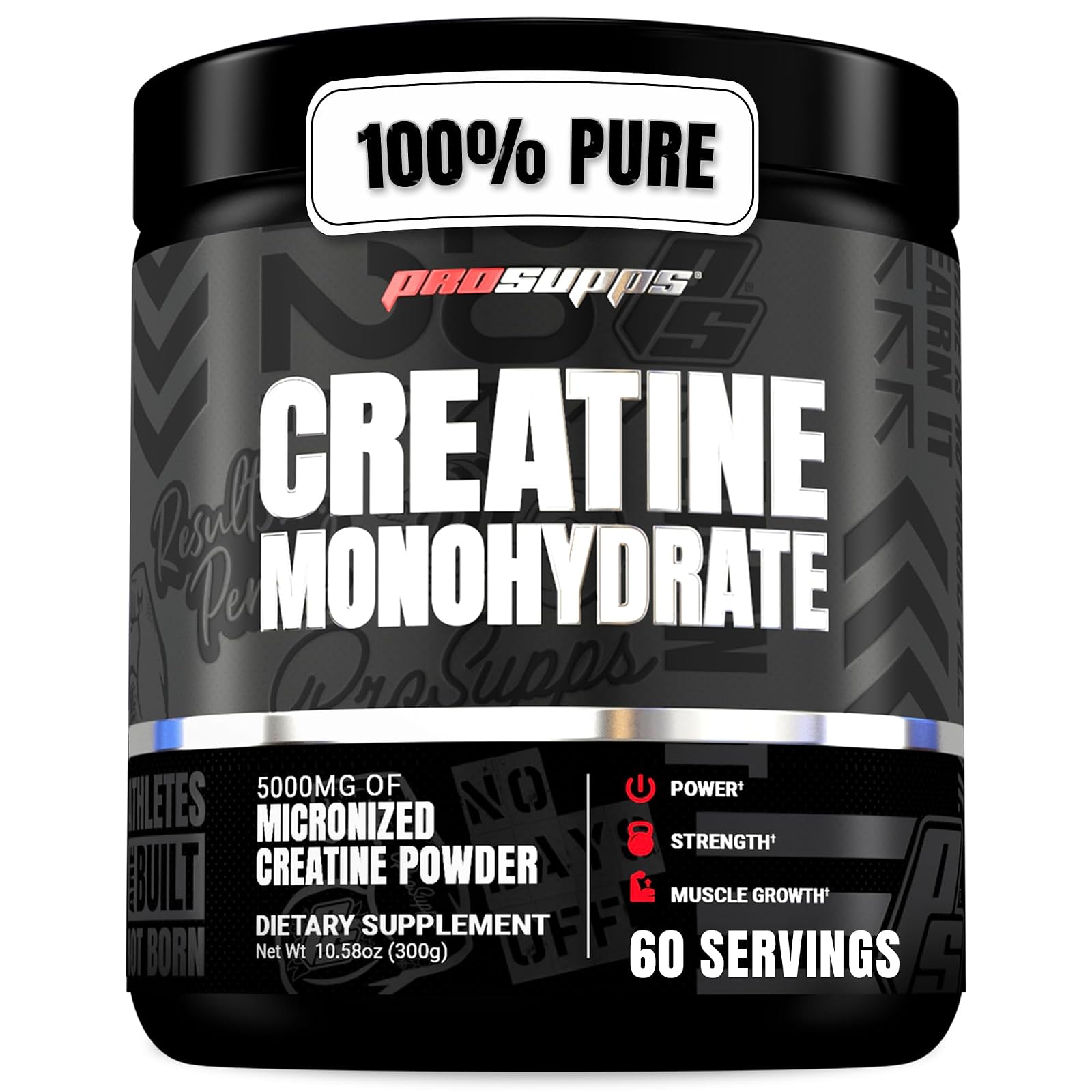 unflavored creatine monohydrate powder