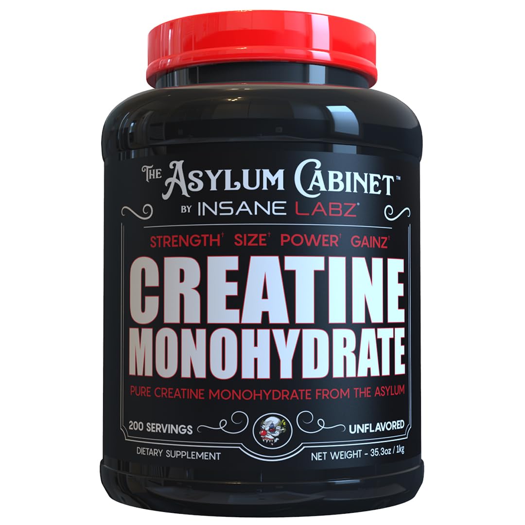 unflavored creatine monohydrate powder