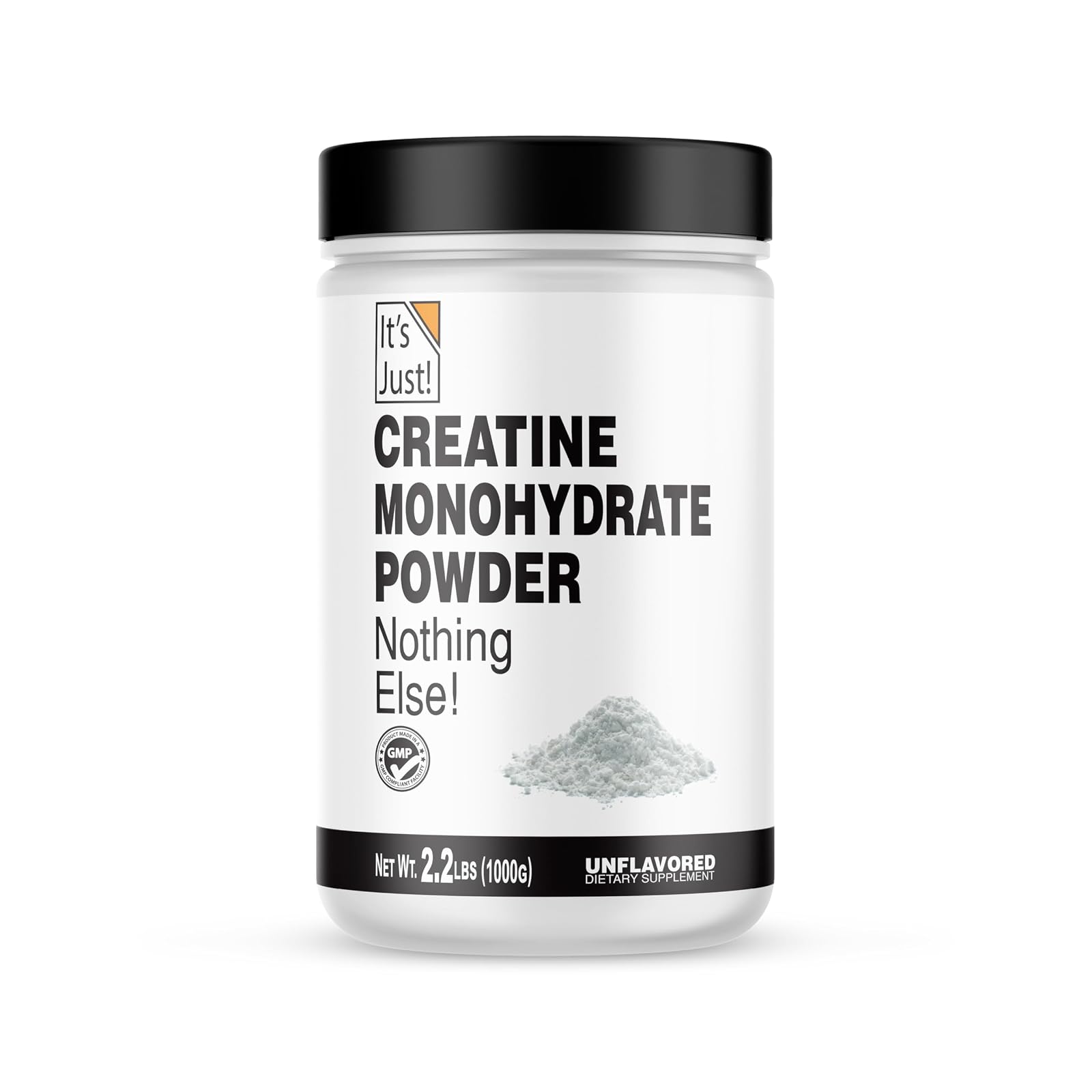 unflavored creatine monohydrate powder
