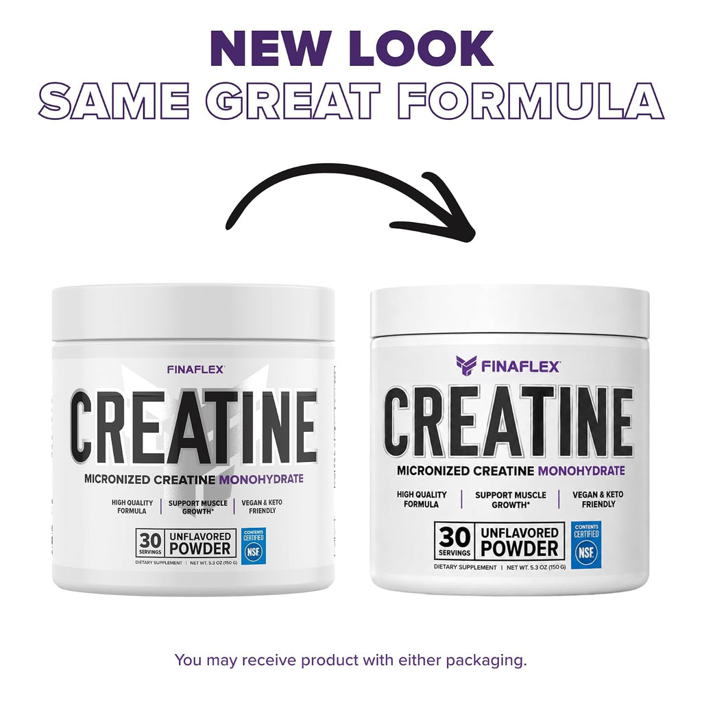 unflavored creatine monohydrate powder