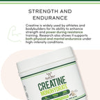 unflavored creatine monohydrate powder