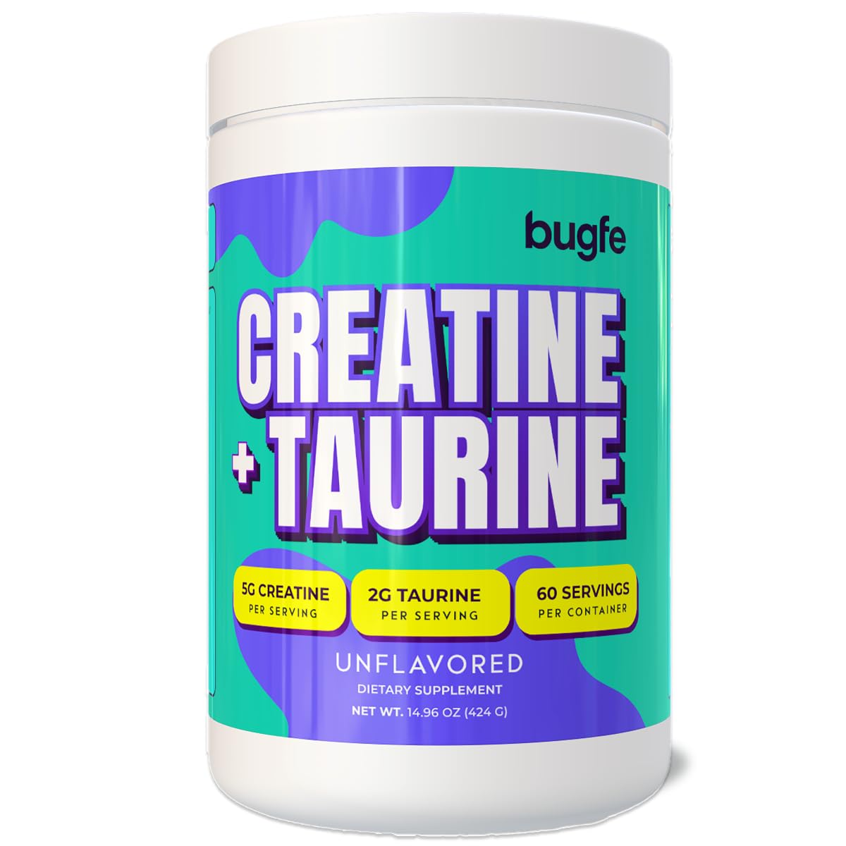 unflavored creatine monohydrate powder