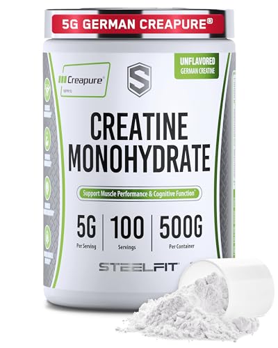 unflavored creatine monohydrate powder