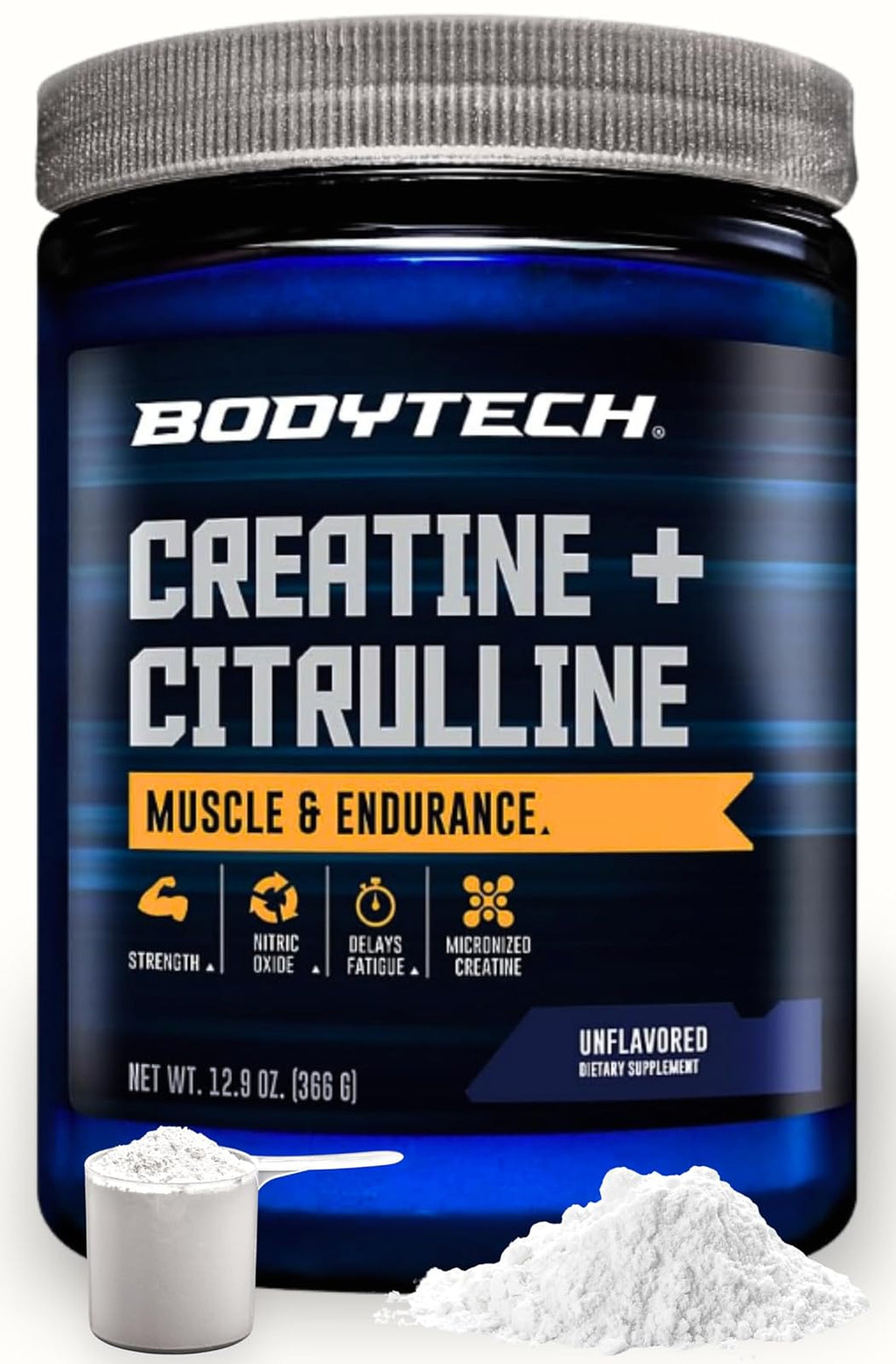 unflavored creatine monohydrate powder