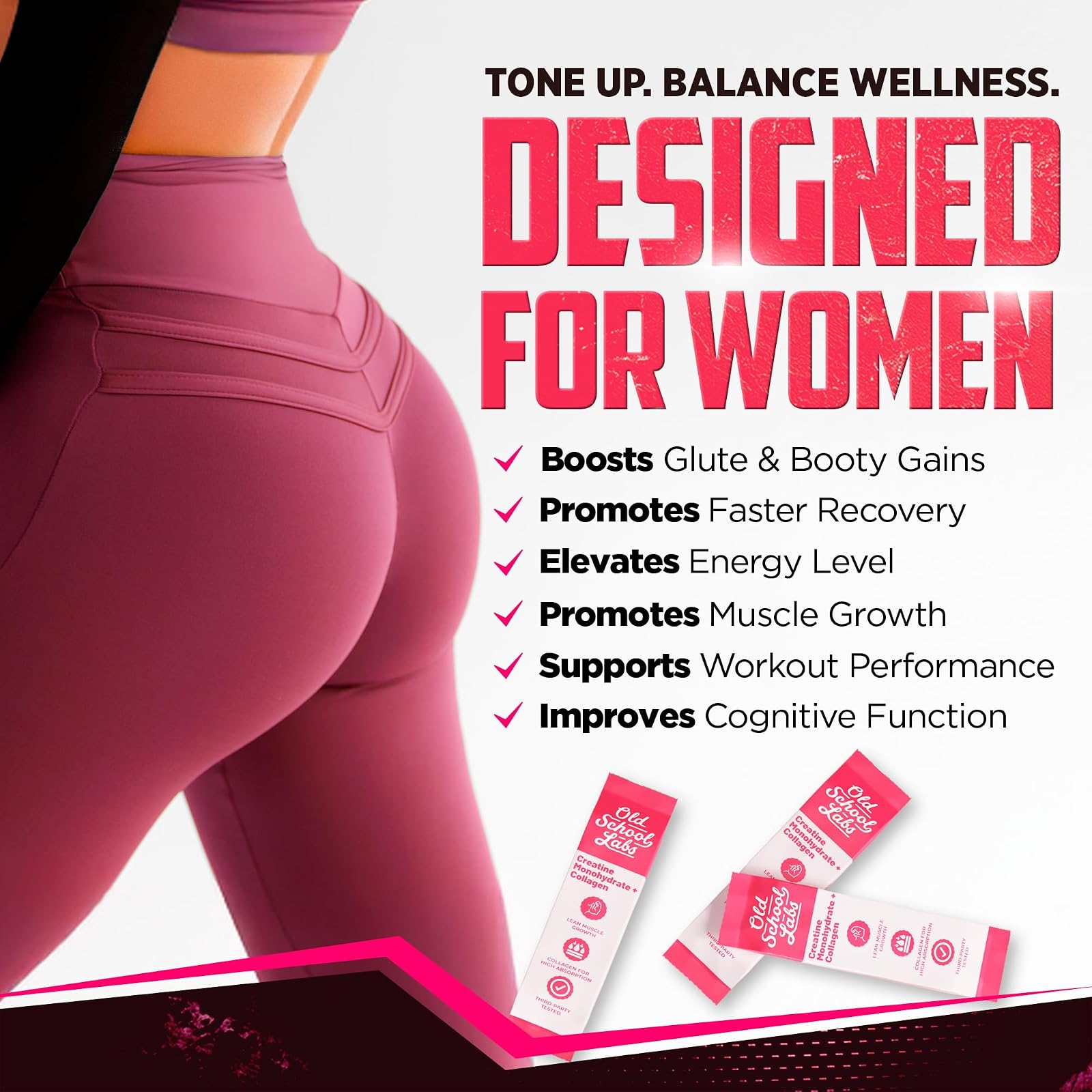 unflavored creatine monohydrate supplement