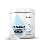 unflavored creatine monohydrate supplement