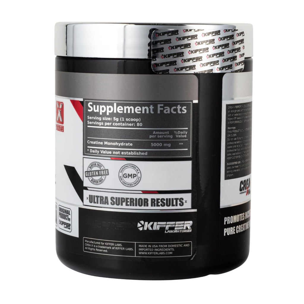 unflavored creatine monohydrate supplement
