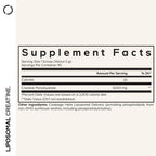 Unflavored creatine monohydrate supplement