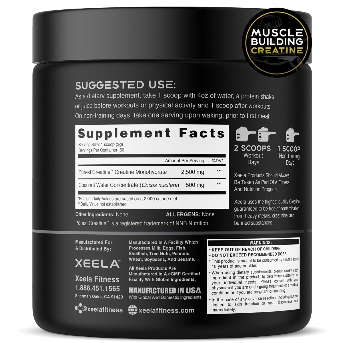 unflavored creatine powder for athletes