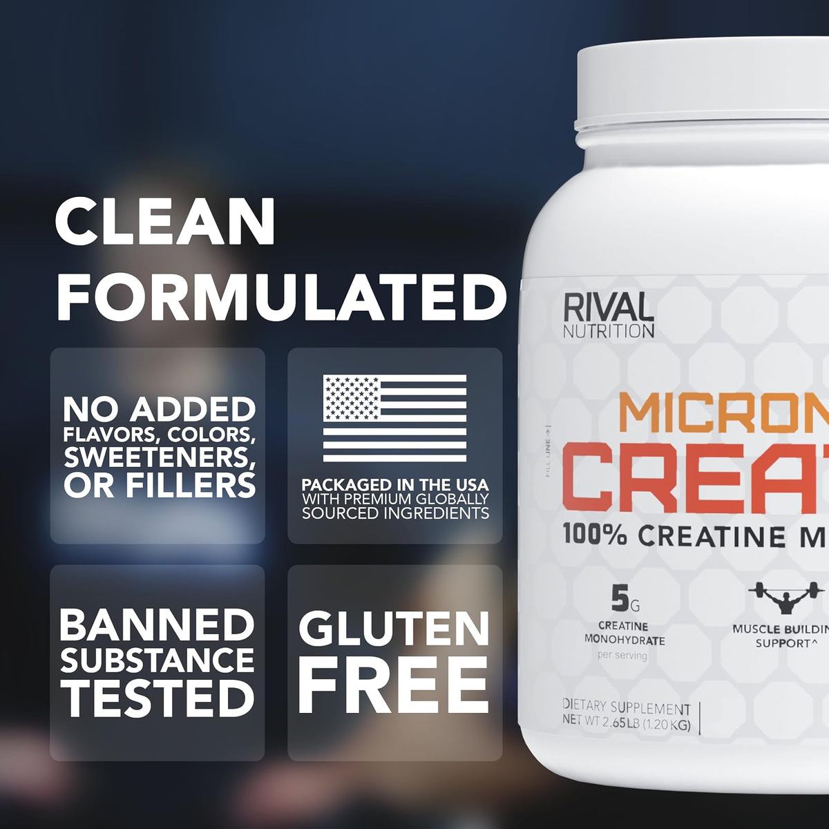 unflavored creatine powder for athletes