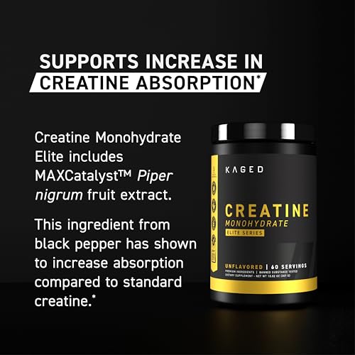 Unflavored creatine powder for versatile use