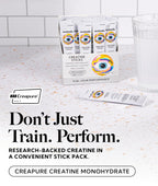 Unflavored creatine sticks for easy mixing