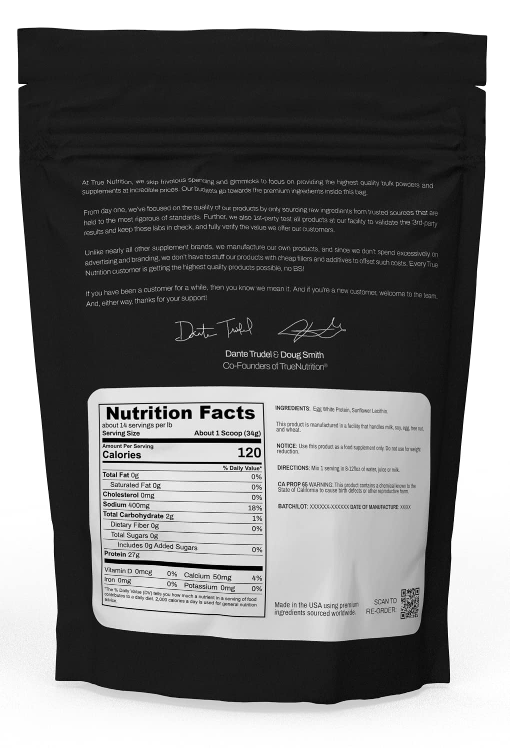 unflavored egg white protein for smoothies