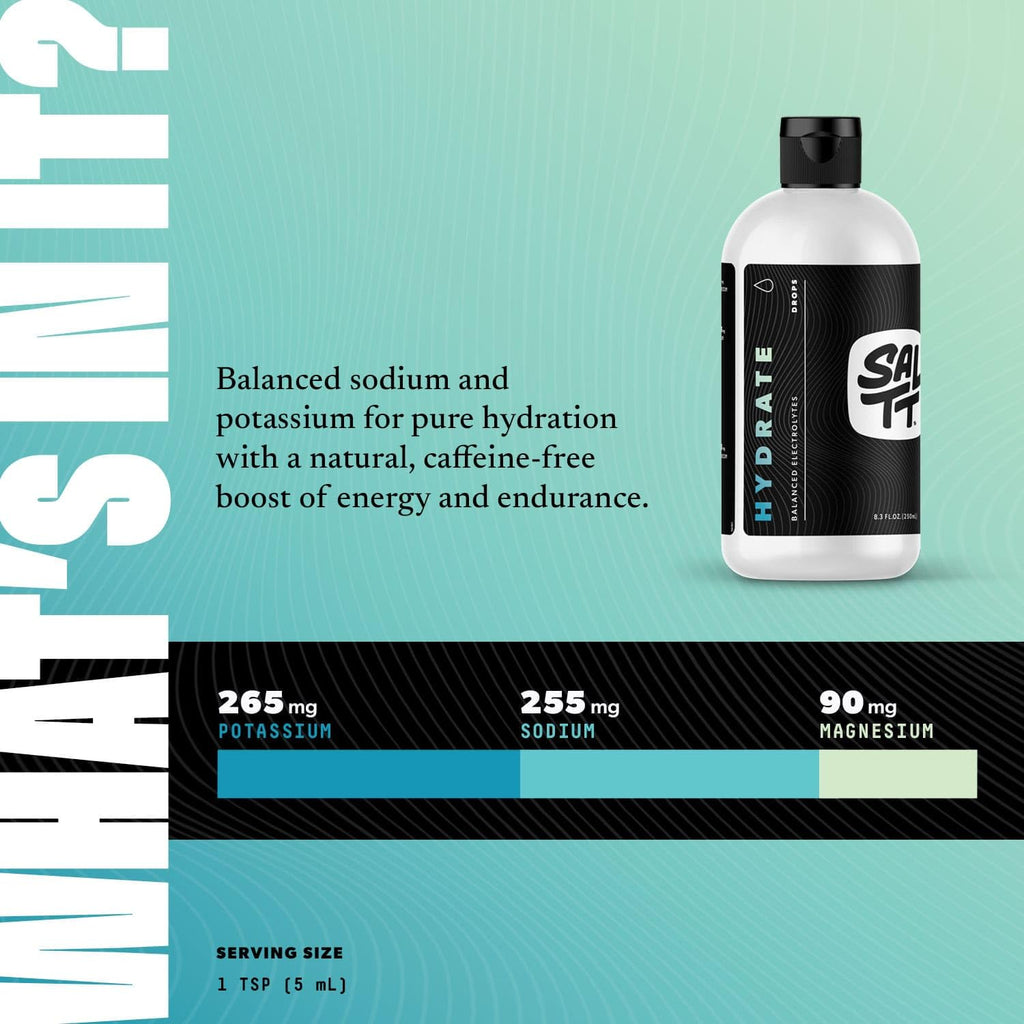 unflavored electrolyte drops for athletes