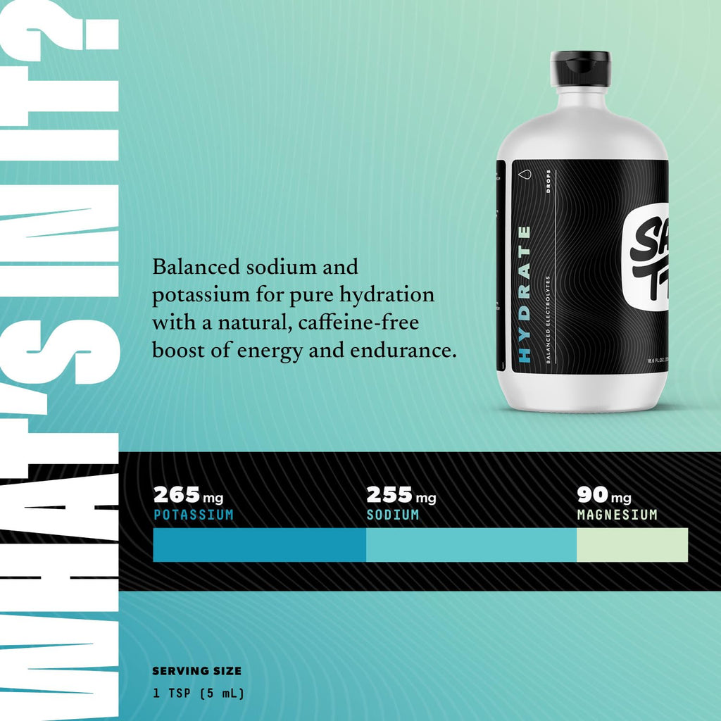 unflavored electrolyte drops for athletes