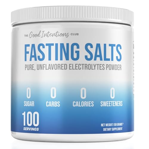 unflavored electrolyte powder for fasting