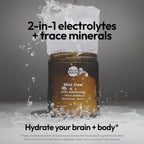 Unflavored electrolyte powder for workouts