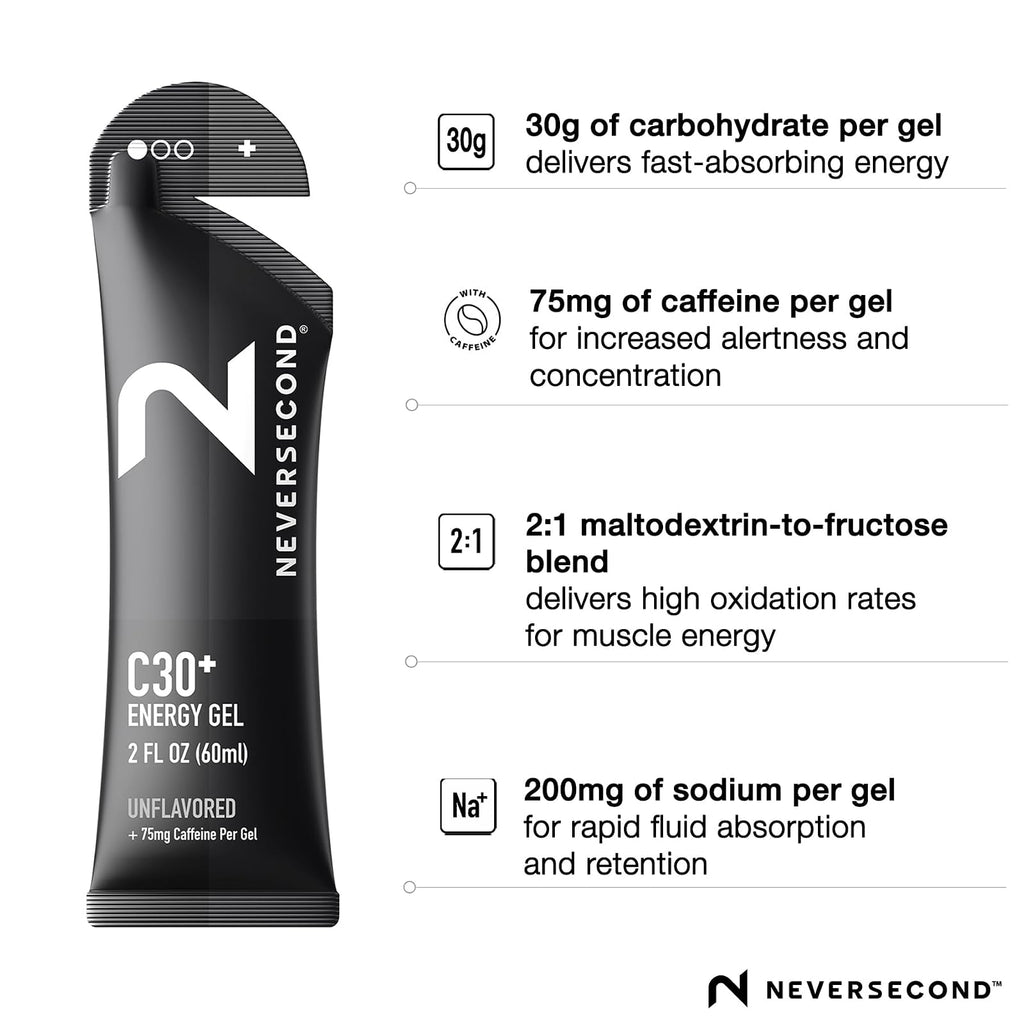 unflavored energy gel with caffeine