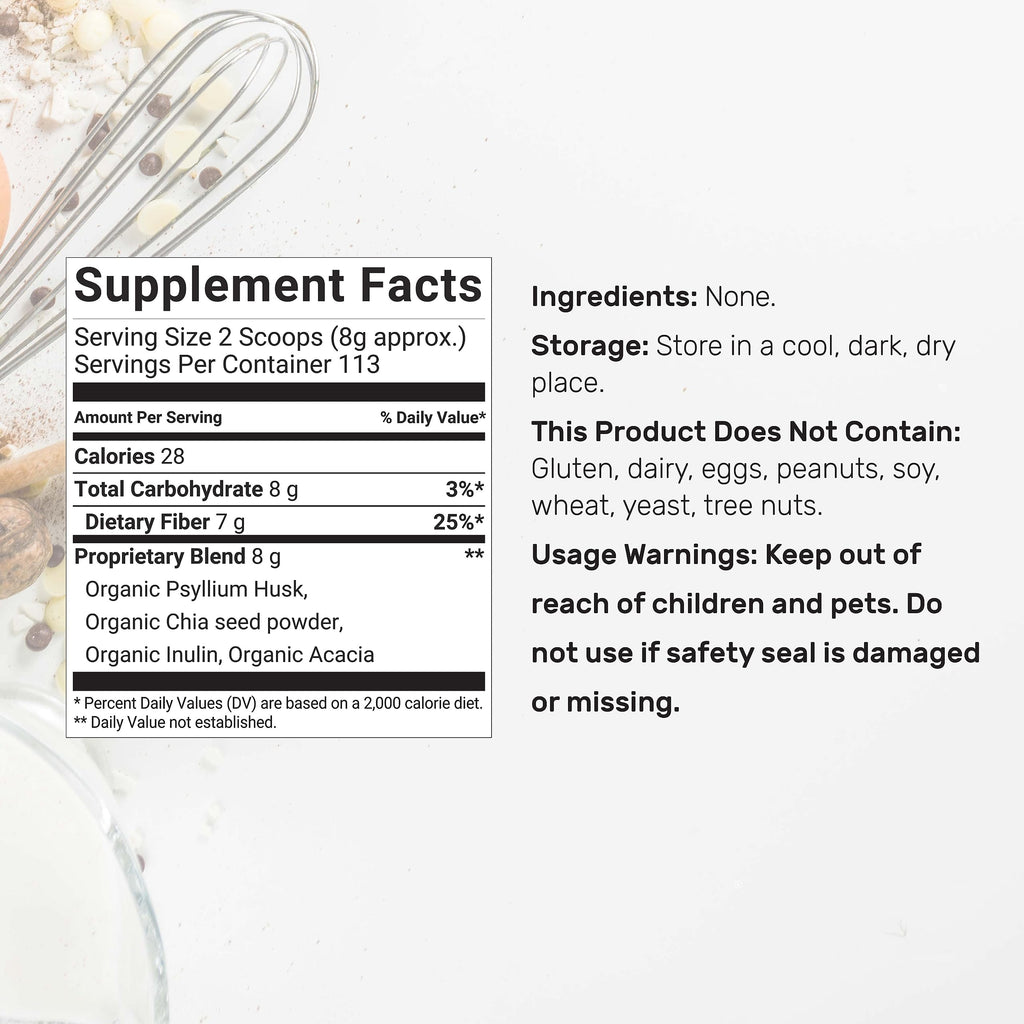 unflavored fiber powder for smoothies