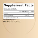 Unflavored glycine supplement for sleep