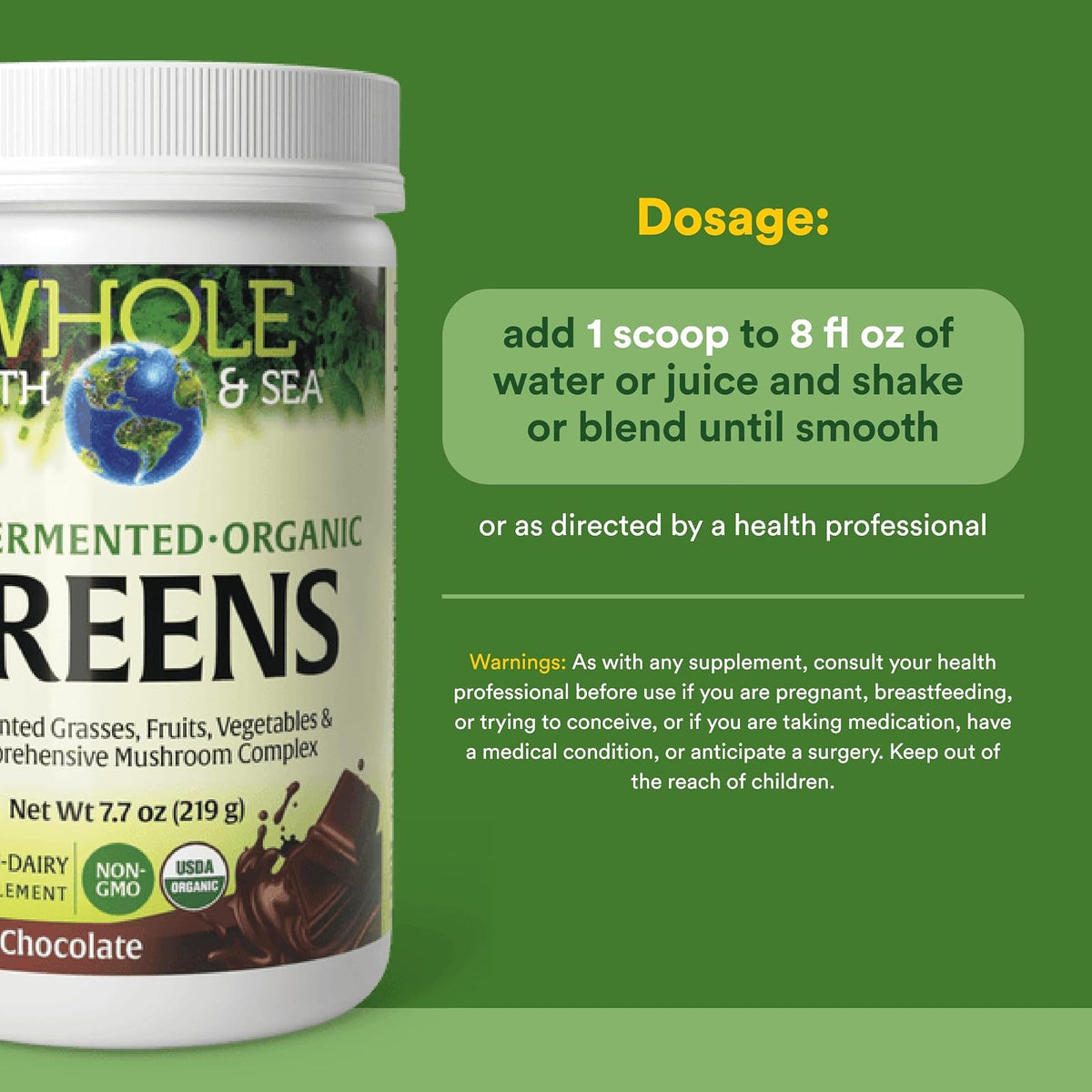 unflavored greens powder for baking