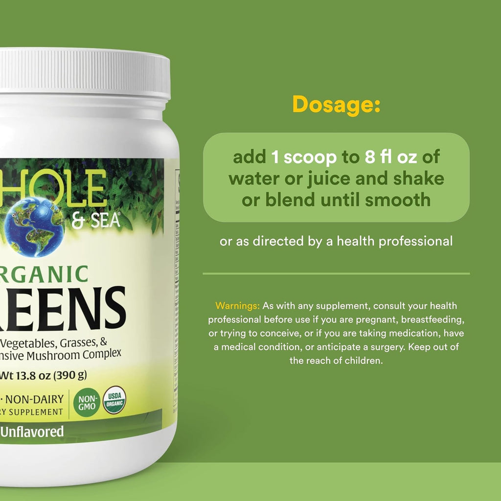 unflavored greens powders for versatile recipes