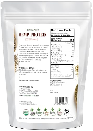 unflavored hemp protein for baking