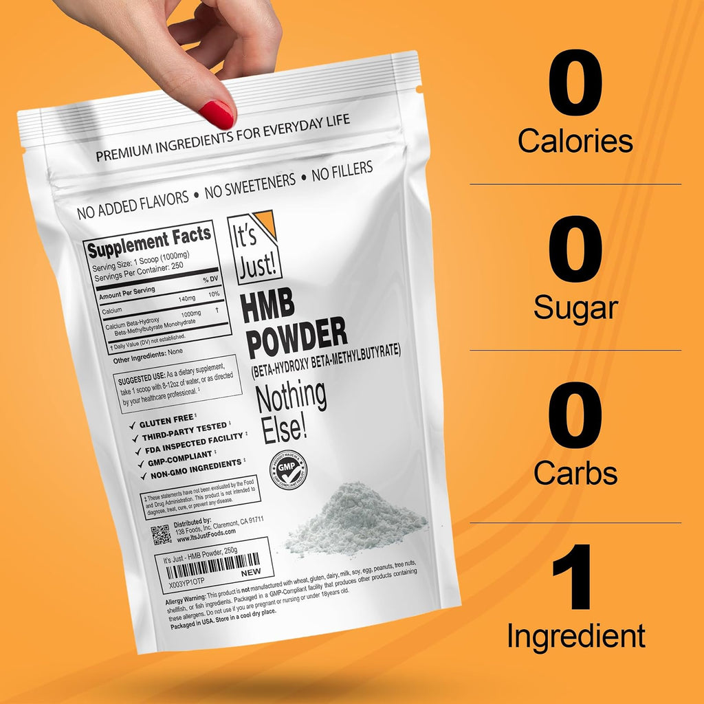unflavored HMB powder supplement