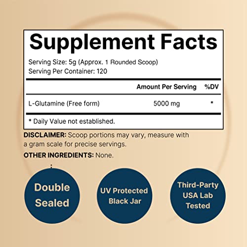 unflavored l-glutamine for smoothies