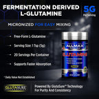 Unflavored L-Glutamine for versatile use