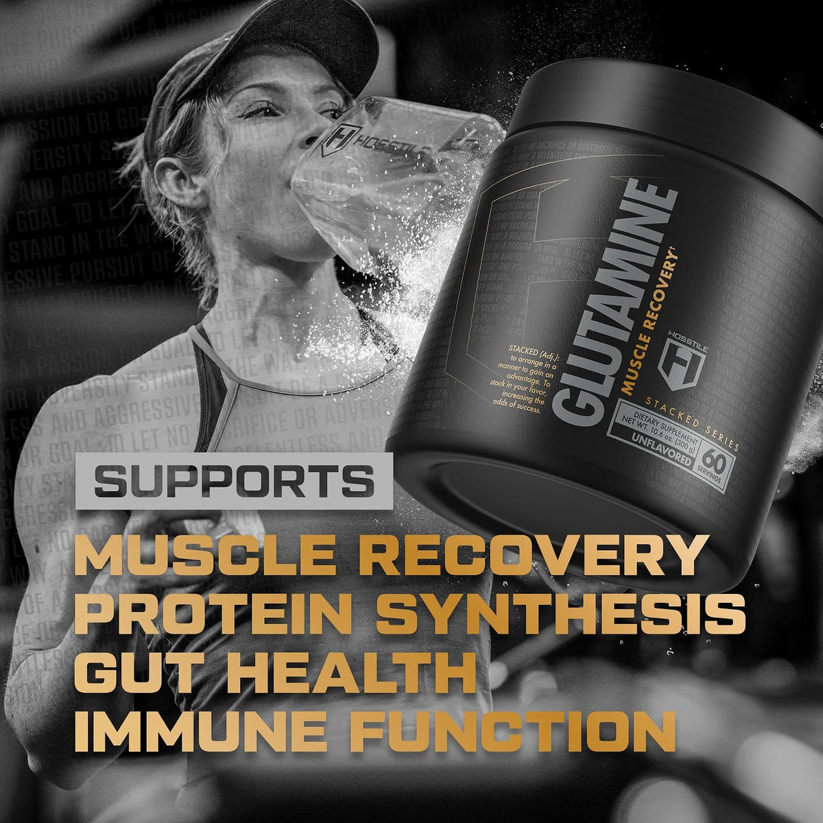 Unflavored L-Glutamine for versatile use
